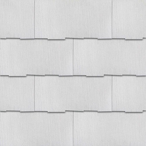 WeatherSide Purity Thatched 12 in.x 24 in.Fiber-Cement Siding Shingle ...