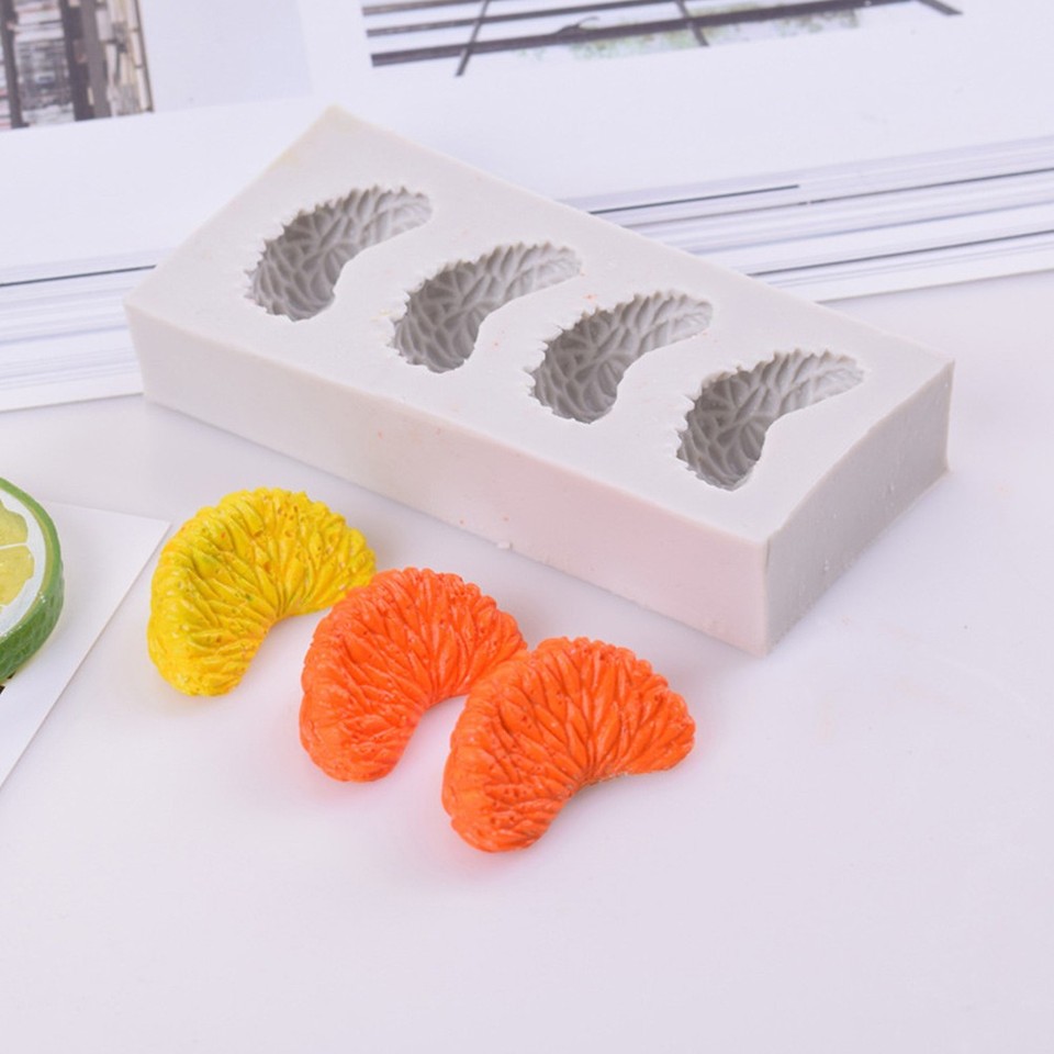 Fruit Pulp Shape Chocolate Mold Silicone Fondant Cake Mold Baking Mold ...