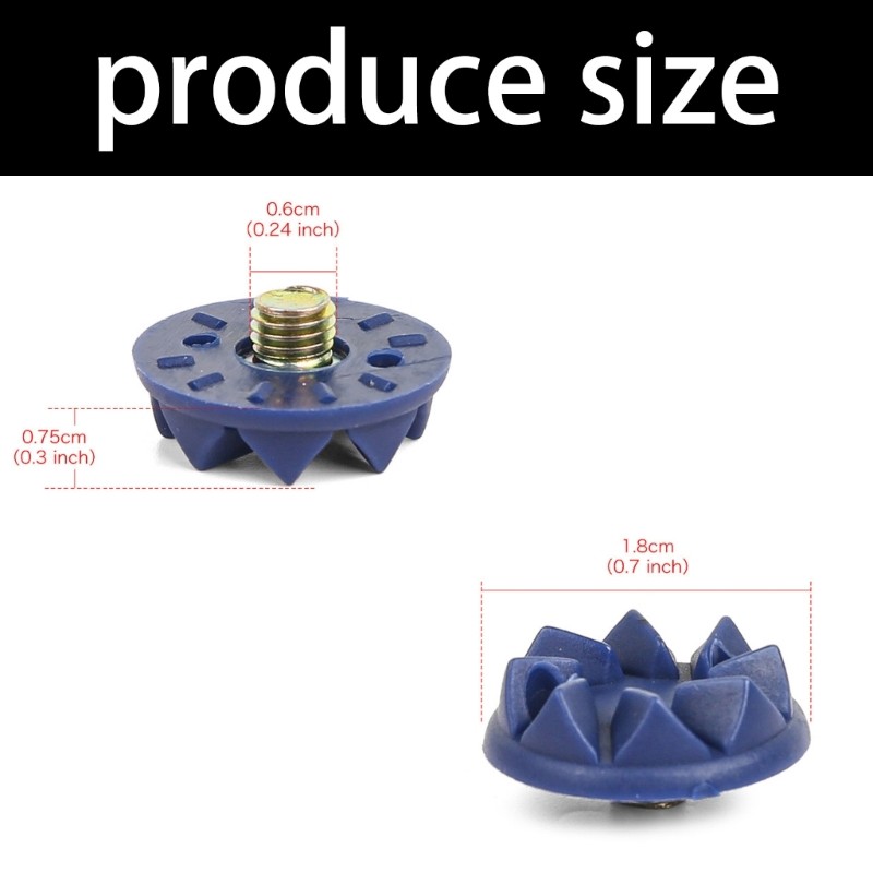 Screw-in Cricket Spikes with Spanner Shoes Accessories Easy to ...