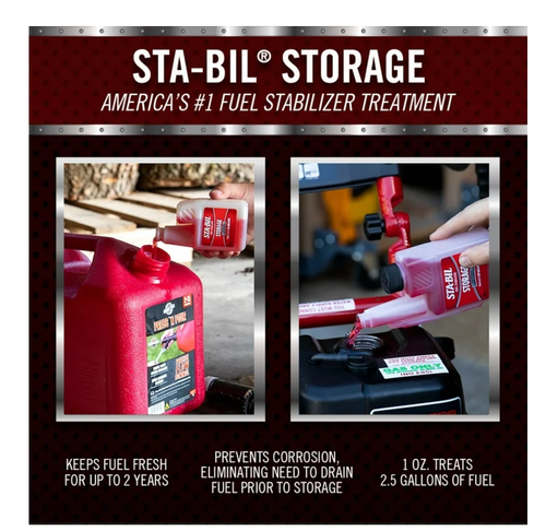 STA-BIL® Fuel Stabilizer 40 Gallon Mix Winter Storage Gas Additive 16 ...