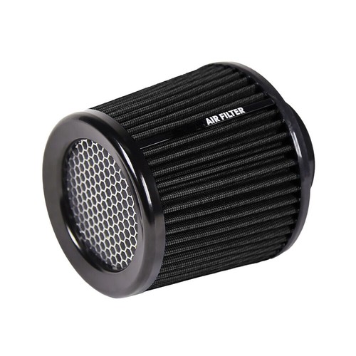 Black 3" 76mm High Flow Inlet Dry Air Filter Cold Air Intake Cone ...