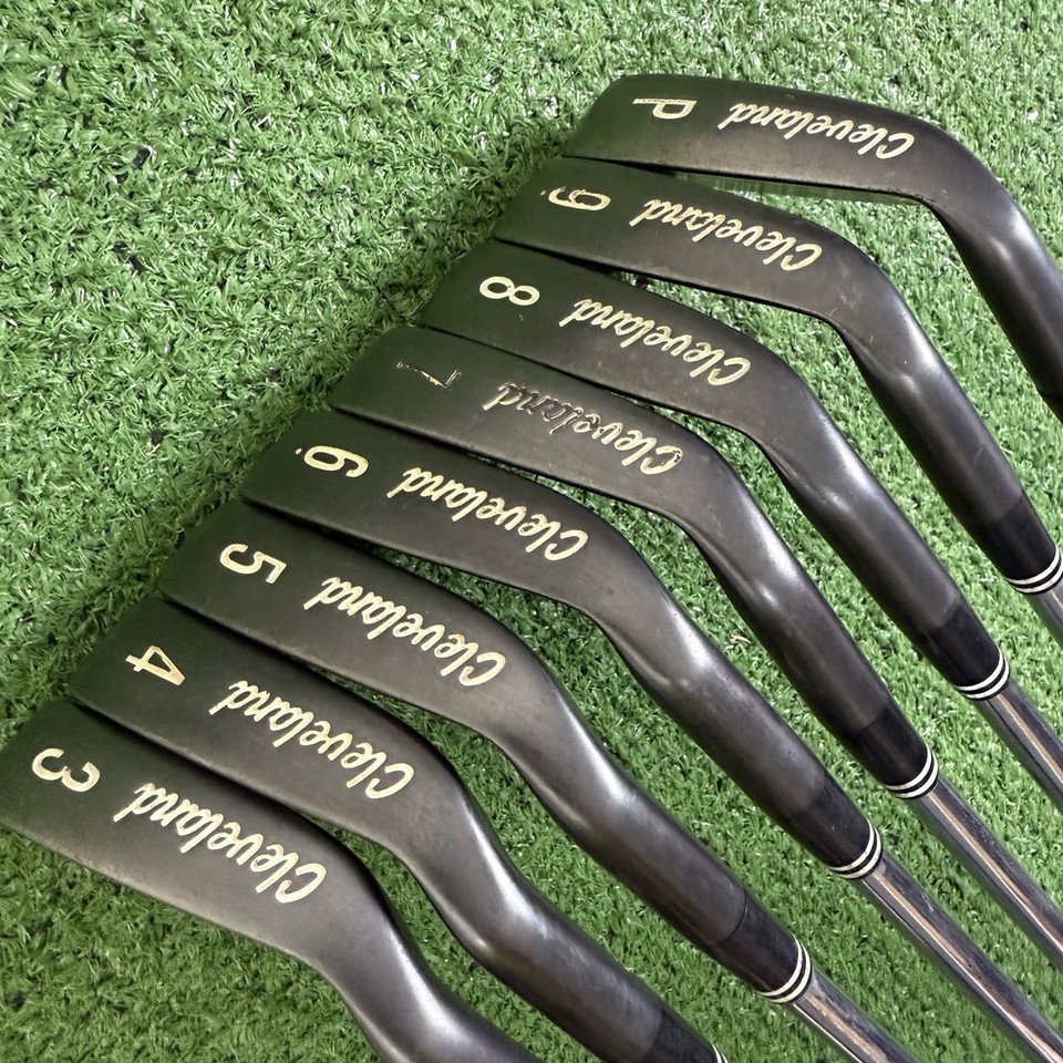 Cleveland Tour Action TA5 Gunmetal Black Iron Set 3-PW Left Handed -1/2 ...
