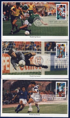 US 1994 World Cup Soccer (2834-36) FDC - 3 Covers . Mystic Cachet | eBay