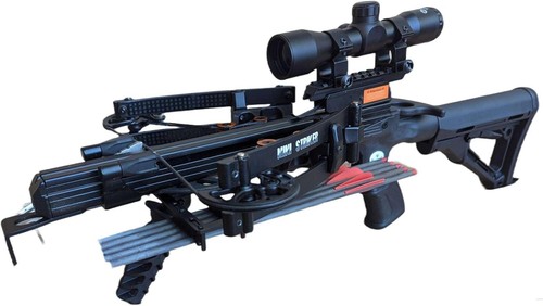 150lbs Mini Striker Reverse Draw Pistol Crossbow “The Buck” Hunting Kit ...