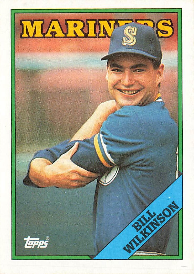 1988 Topps #376 Bill Wilkinson Seattle Mariners | eBay
