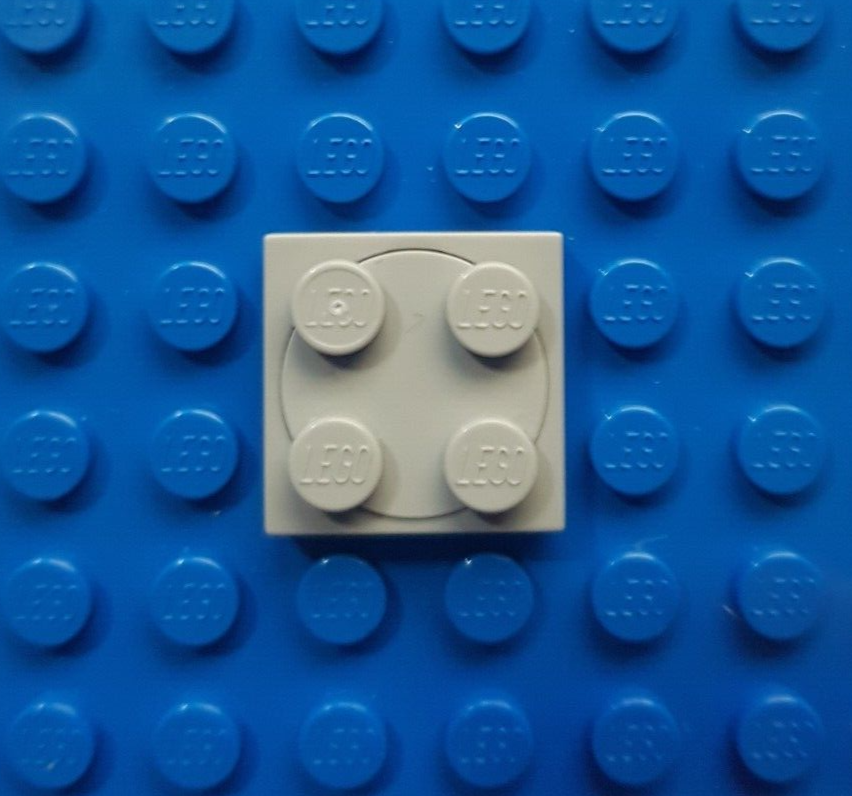 Drehscheibe - 2x2 - unten 4258479 - oben Lego 4540203 - hellgrau | eBay.de