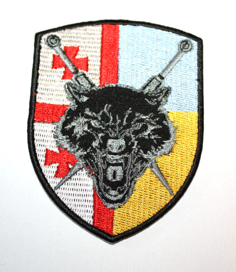 Patch Ukraine Army Georgian Volunteer Soldier Georgia Flag * Ukraine ...