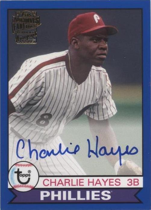 2016 Topps Archives - Fan Favorites Autographs 1979 Design Charlie ...