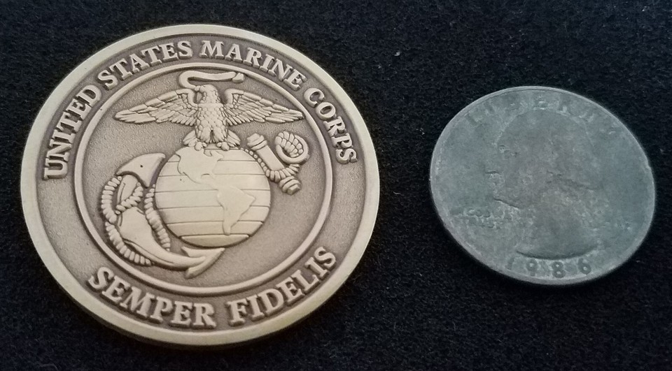 USMC Marine Corps Master Gunnery Sergeant E-9 Enlisted Chevron ...