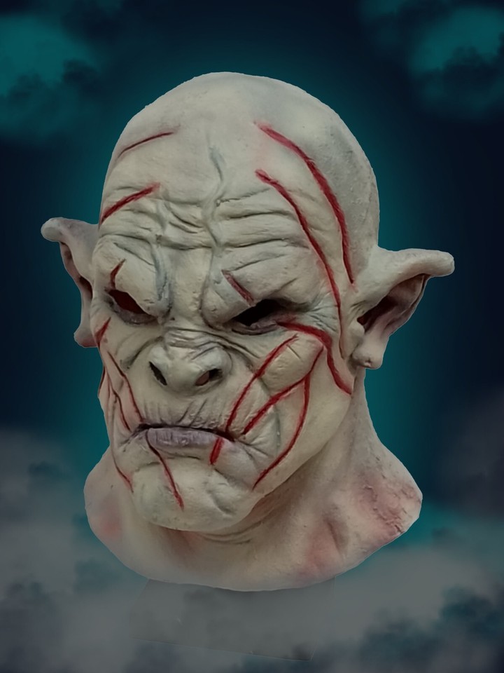 The Lord Of The Rings/ The Hobbit. Realistic Azog Latex Mask Handmade ...