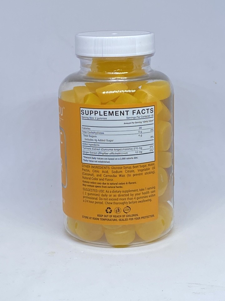 Be Happy Be You Turmeric & Ginger Anti-oxidant, Anti-Inflammatory, 90 ...