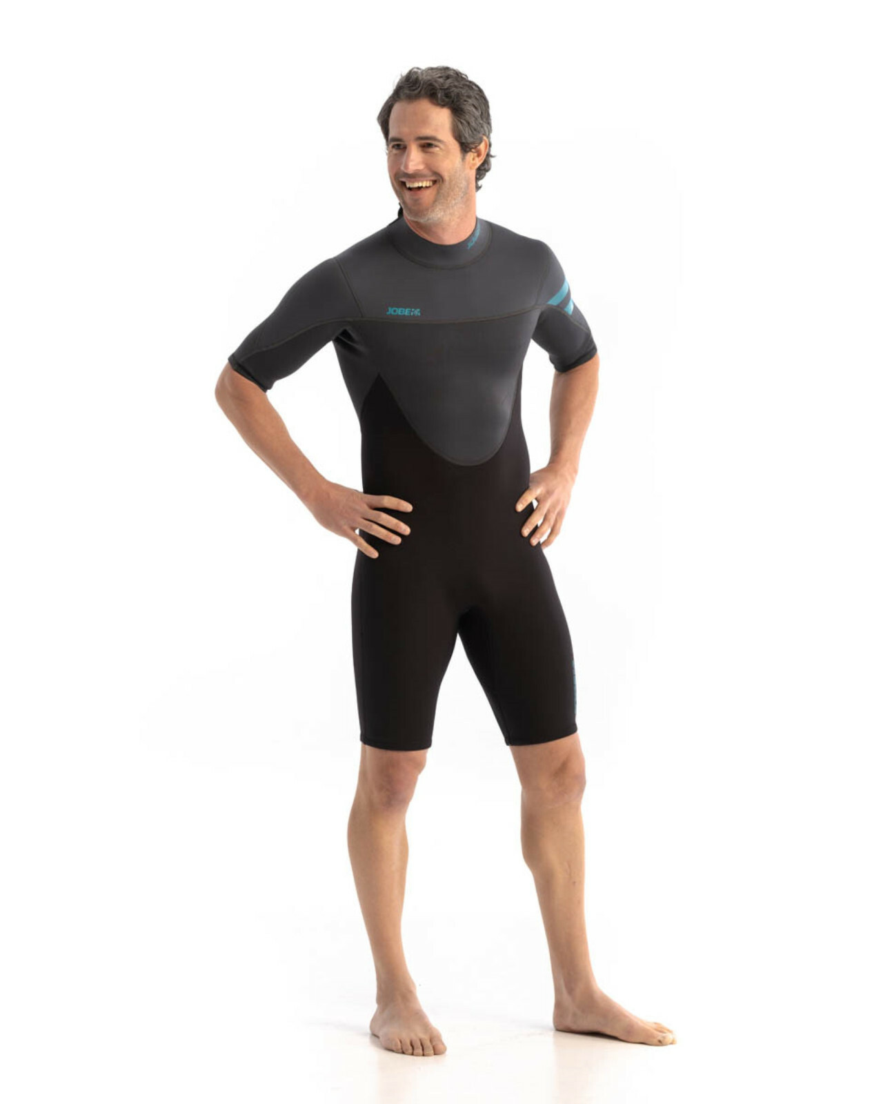 Jobe Perth 3/2mm Shorty Wetsuit Men's Gray Graphite Wet Suit j21 | eBay