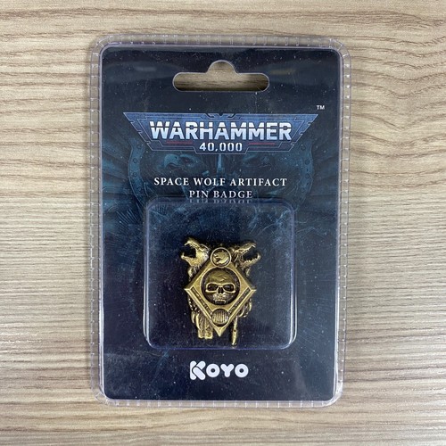 SPACE WOLF ARTIFACT PIN BADGE WARHAMMER 40,000 40K SPACE MARINES KOYO ...
