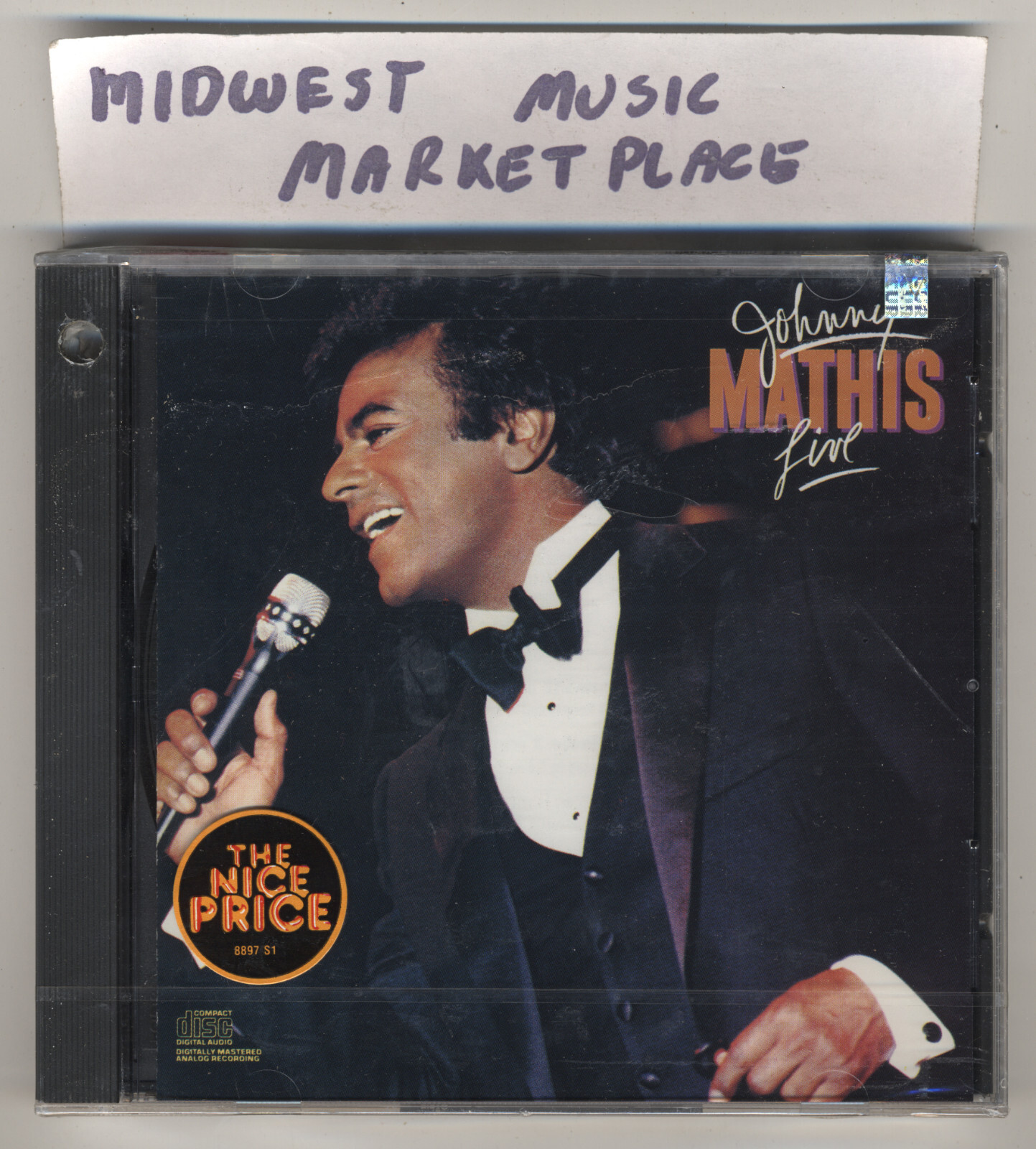 Johnny Mathis - Live - New Sealed CD - Try To Win A Friend 99 Miles ...