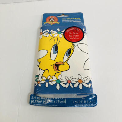 Looney Tunes Tweety Self Stick Removable Border 8.4 sq ft New | eBay
