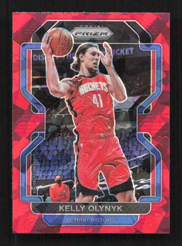 Kelly Olynyk 2021 Panini Prizm Red Ice Detroit Pistons #150 | eBay
