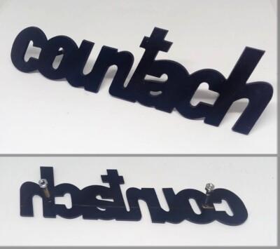 LAMBORGHINI COUNTACH - Logo Badge Emblem Schriftzug Heck | eBay.de