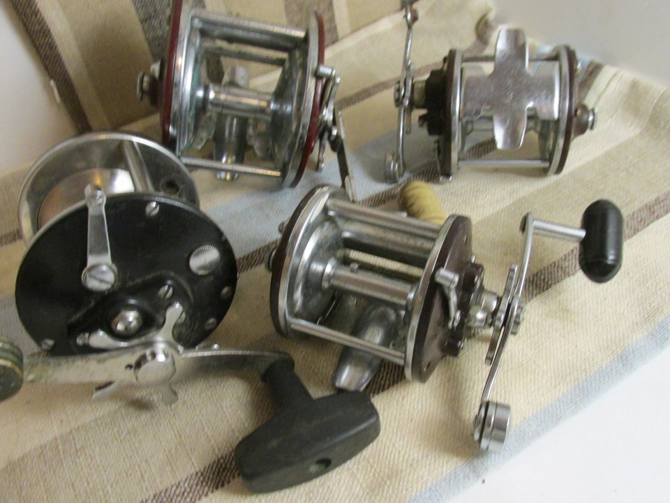 (4) Penn Reels 2, Peerless 9 / Penn 309 & 209 Fishing Reels for Parts ...