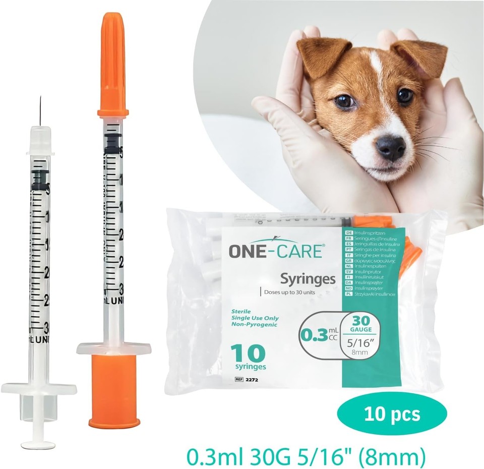 0.3 ml/cc Syringes 30G x 5/16’’ (8mm), Orange Cap, 10/bag 0.3ml - x 8mm ...