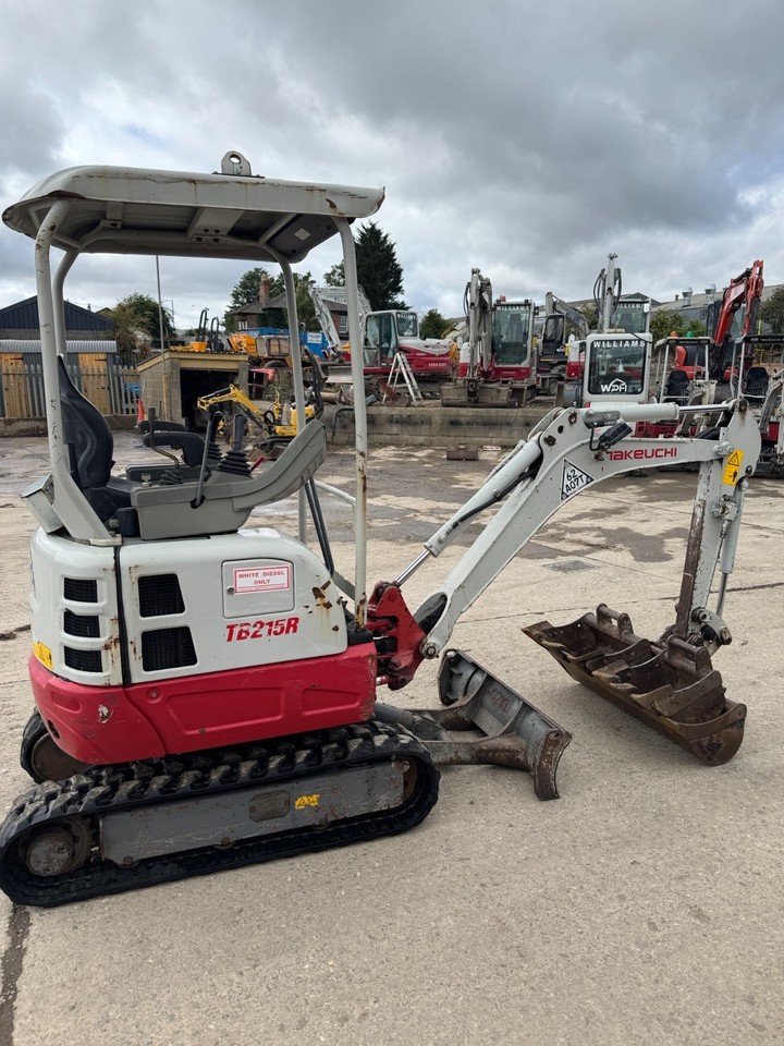 Takeuchi tb215r 1.5 ton mini excavator digger | eBay UK