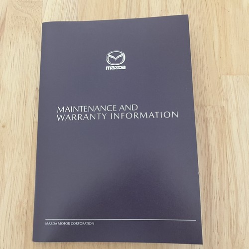 New Blank Mazda Service Log Book Booklet | eBay