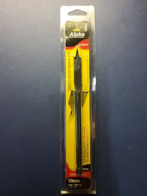 Alpha Turbo-Bore Spade Bit 10mm TS08-10 | eBay Australia