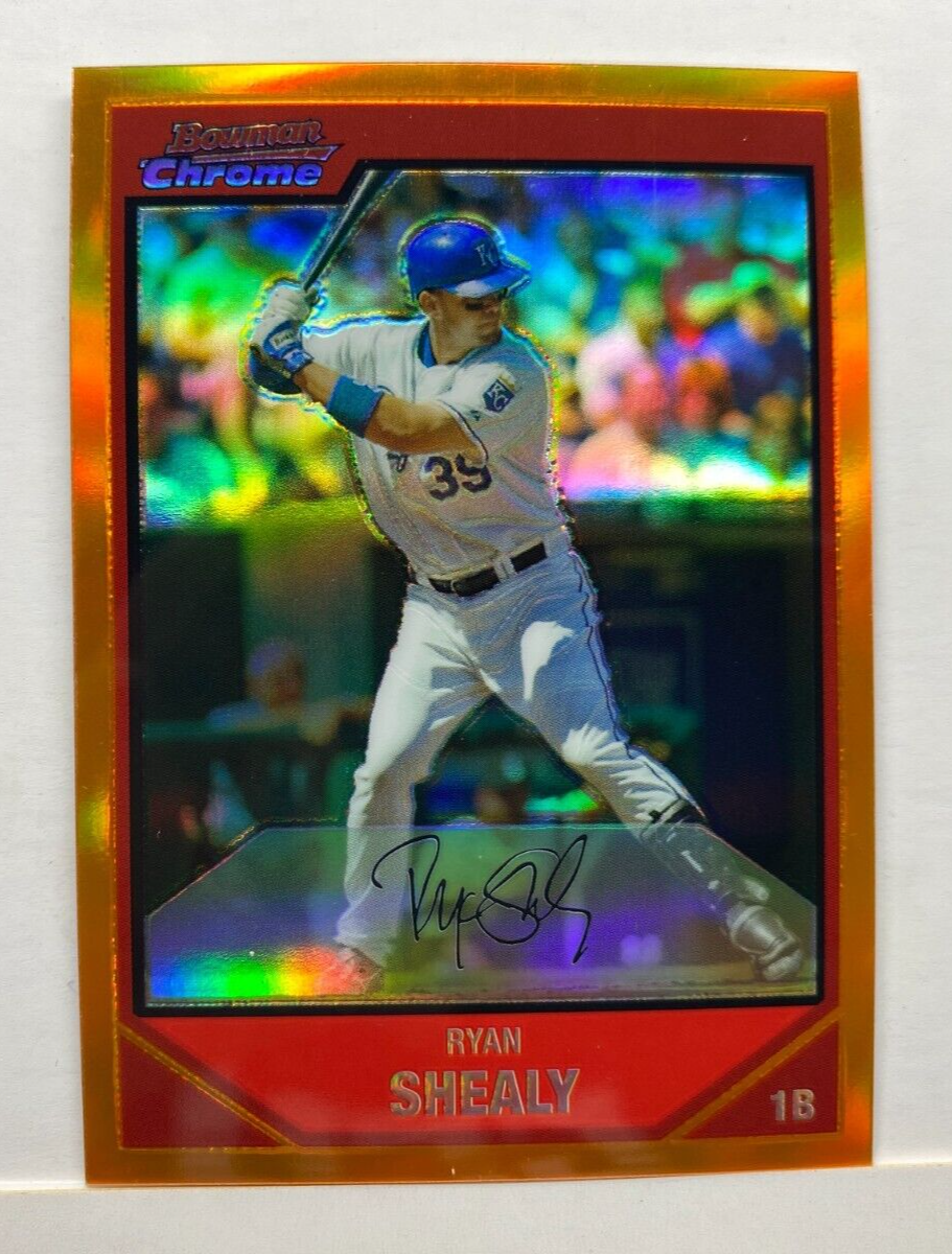 2007 Bowman Chrome - Ryan Shealy #22 Orange Refractor /25 for sale ...