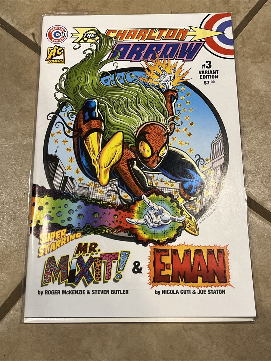 Comic Arrow Glas 1970