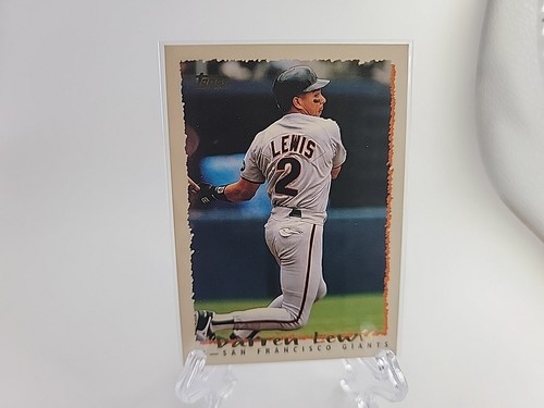 1995 Topps - #39 Darren Lewis San Francisco Giants Baseball Card | eBay