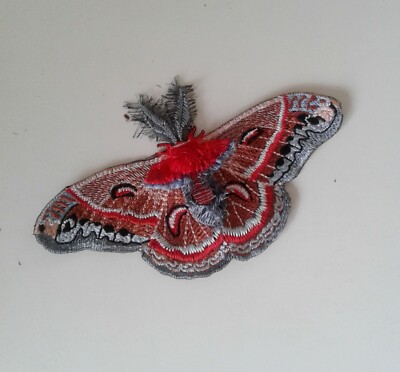 Butterfly Moth Insect Handmade Sew-On Embroidered Patch | eBay