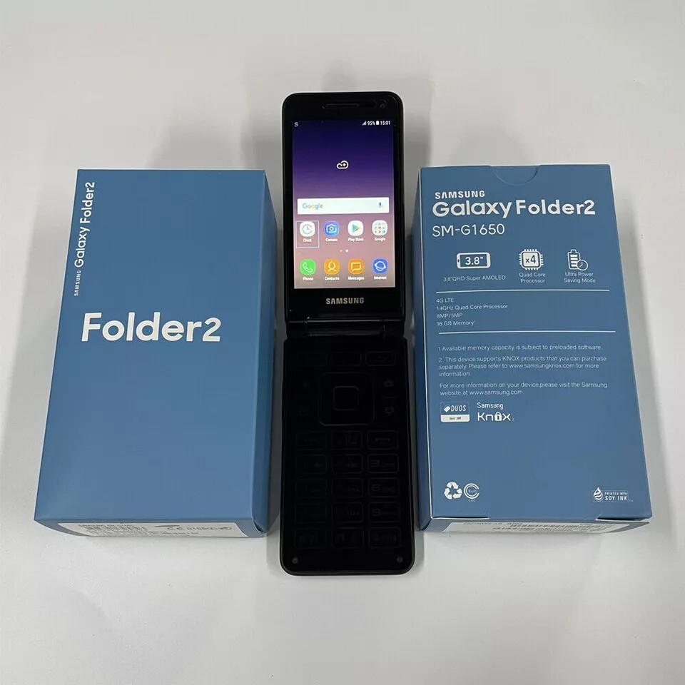 Samsung Galaxy Folder2 SM-G1650 4G Dual SIM Flip Unlocked SmartPhone | eBay