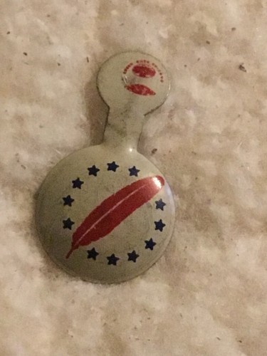 RARE 1940’s WW2 Community Chest Red Feather Pin Button Unused | eBay