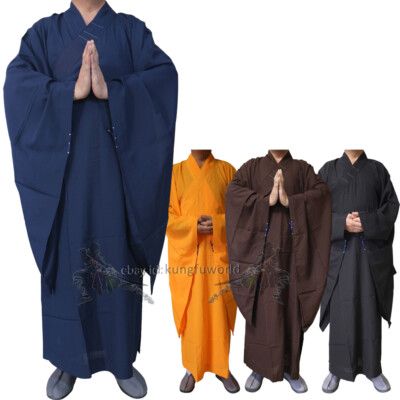 Top Quality Buddhist Monk Dress Haiqing Robe Shaolin Kung fu Martial ...