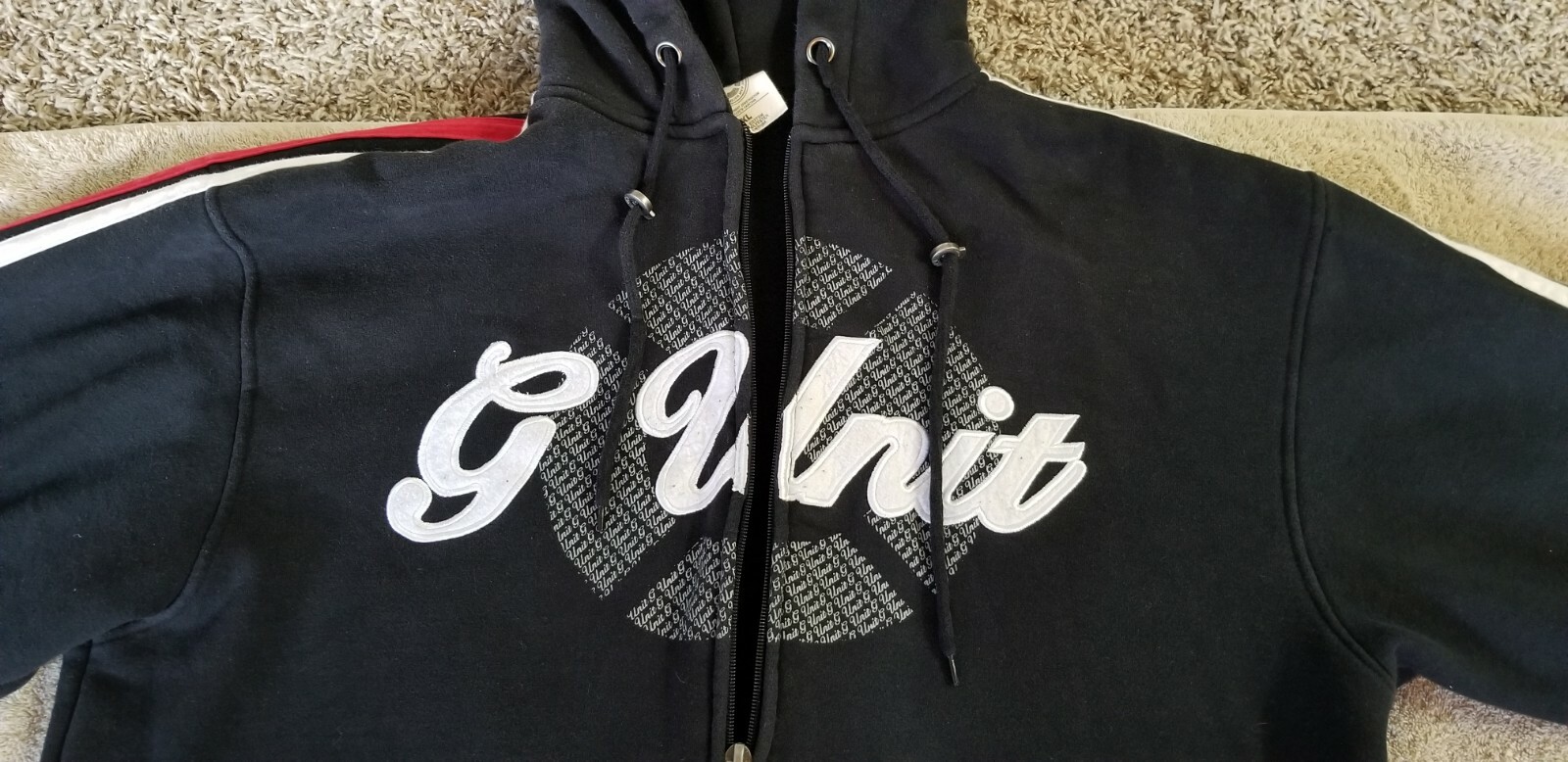 THE G-UNIT HEAVY WEIGHT MEN'S SIZE XL BLACK RED WHITE… - Gem