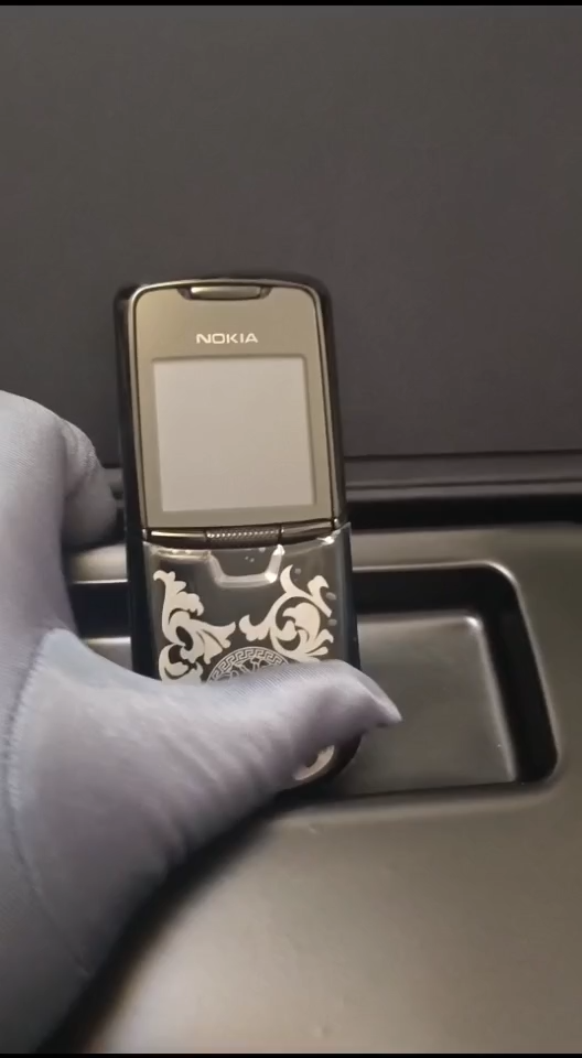 RARE NOKIA 8800 CLASSIC BLACK VERSACE EDITION UNLOCKED GSM MOBILE PHONE ...