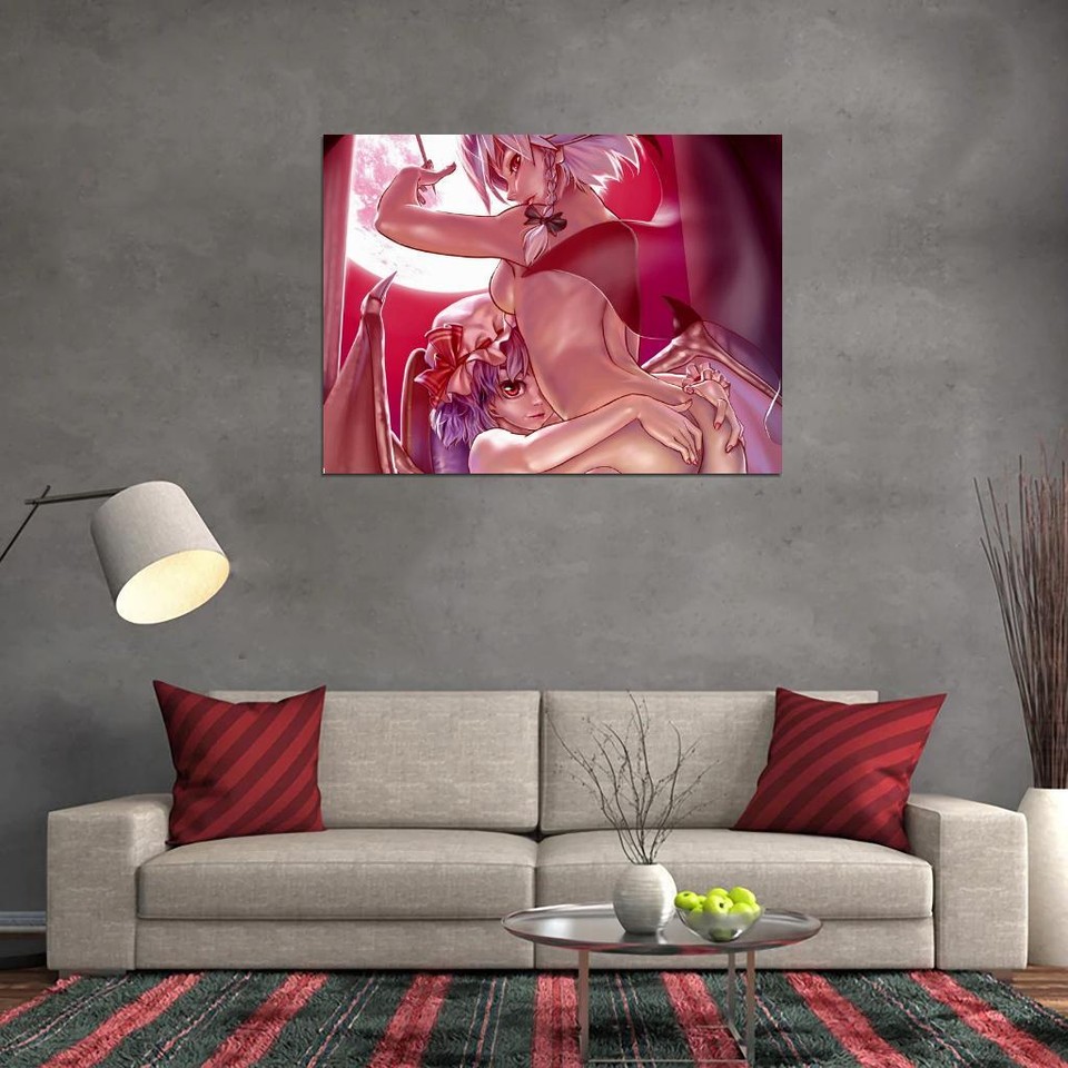 V6357 Sakuya Izayoi Touhou Ecchi Yuri Girls Anime Decor WALL POSTER ...