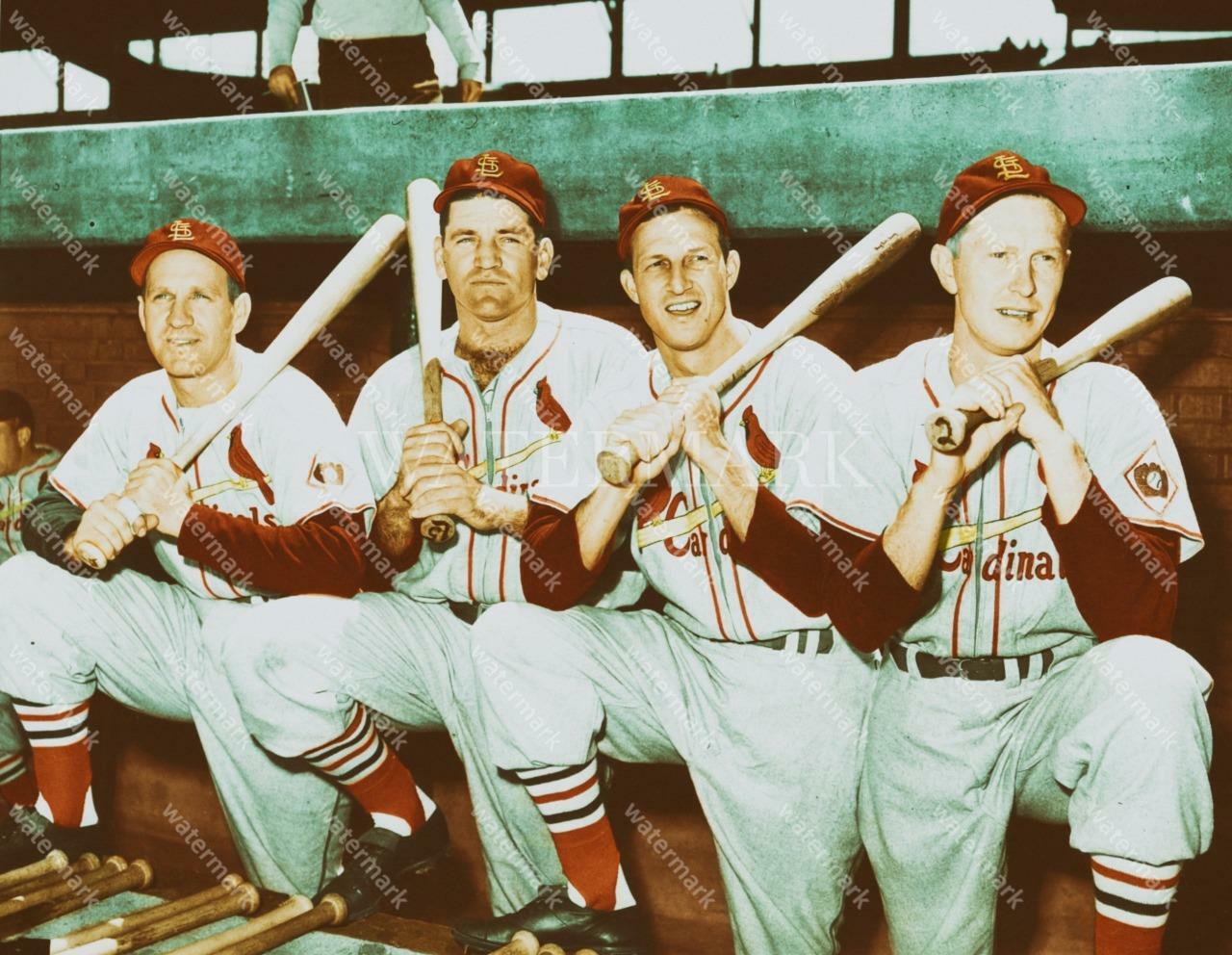 ED816 Stan Musial Enos Slaughter Red 8x10 11x14 16x20 Oil Painting ...