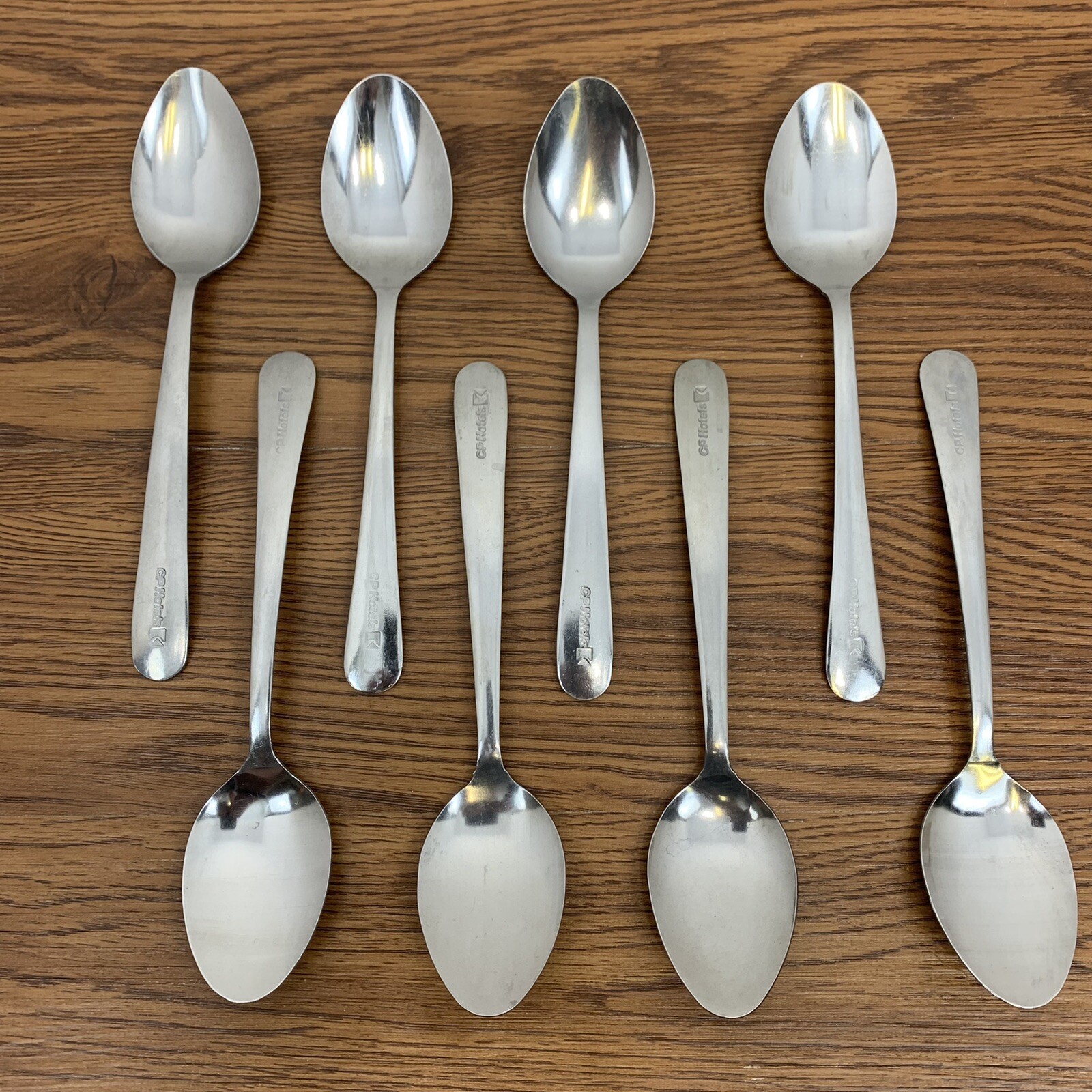 Set of 8 CP Hotels Spoons (Canadian Pacific Railway) 6 7/8” Stainless ...