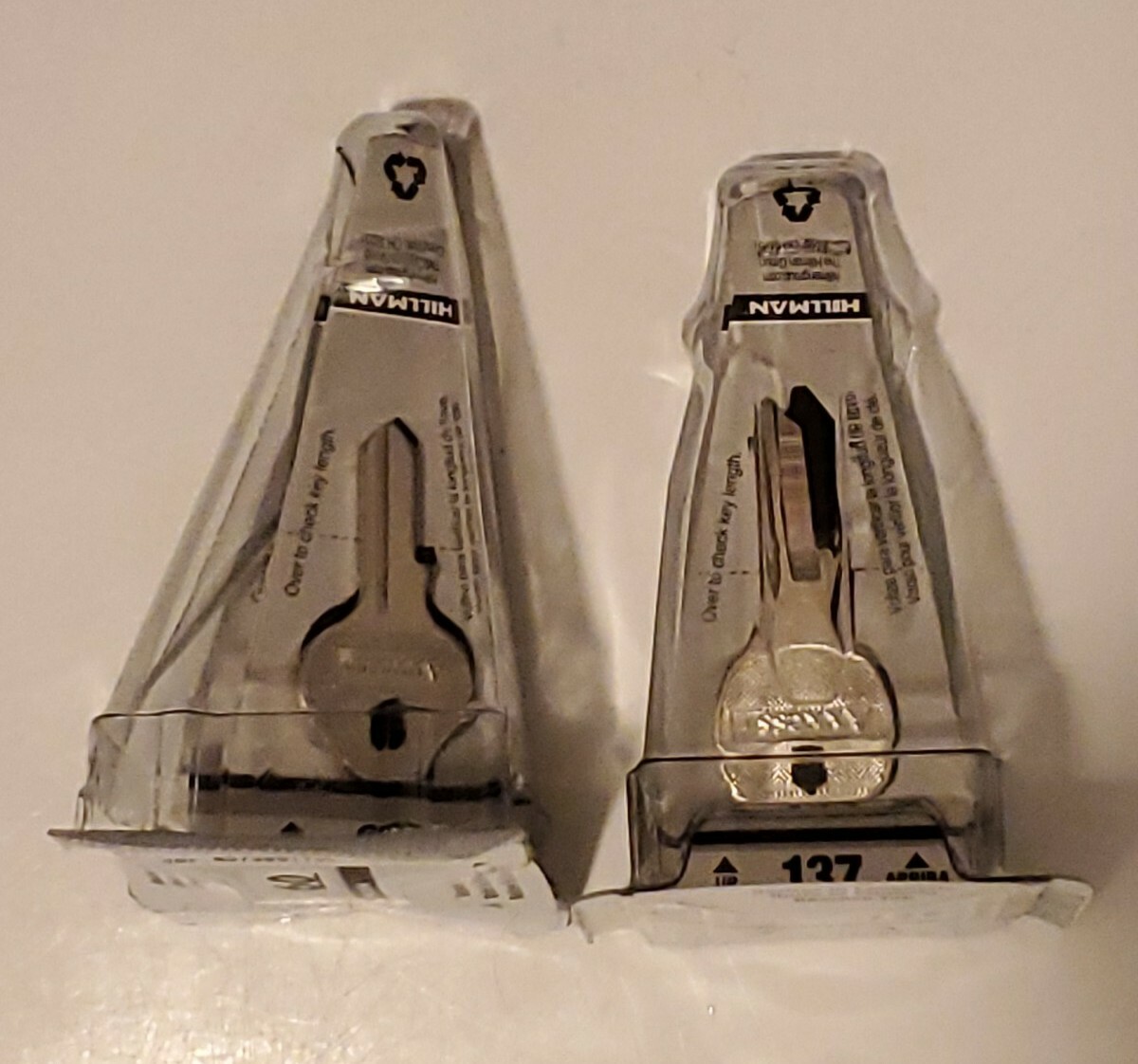 Hillman Keykrafter House/office Universal Key Blank 60 M13 Single Sided ...