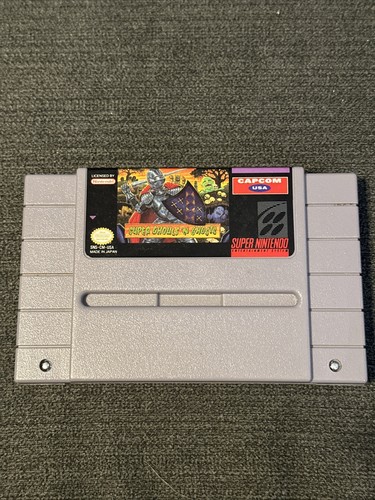 Super Ghouls 'n Ghosts Super Nintendo SNES Cartridge Only Authentic ...