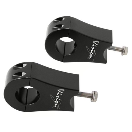 Vision X Black 1" Tube Mounting Brackets for Xmitter & Evo Prime LED ...