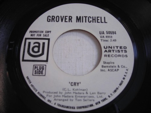 PROMO Grover Mitchell Cry / All Around the World 1969 45rpm VG++ | eBay