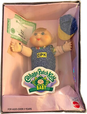 Vintage 1997 Mattel CPK Cabbage Patch Kids Baby Riva Beth - box has ...