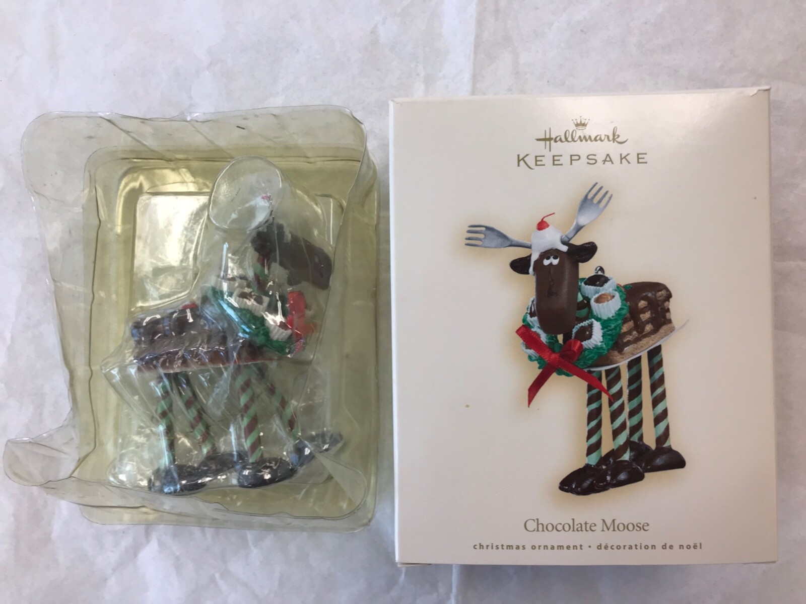 2007 Hallmark Christmas Ornament - Chocolate Moose - with Box/ Price ...