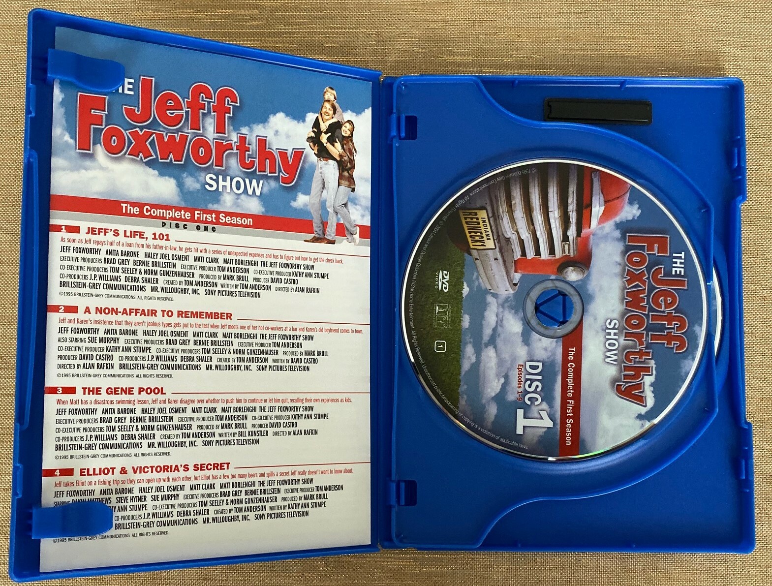 THE JEFF FOXWORTHY SHOW COMPLETE SEASON 1 USED 2 DVD SET WITH SLIP ...