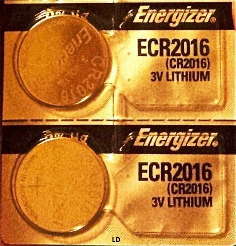 Energizer ECR2016 CR2016 BR2016 Lithium3V Battery (2piece) New ...
