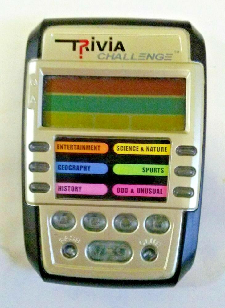 Handheld, Electronic Trivia Challenge - " The Ultimate Electonic Trivia ...