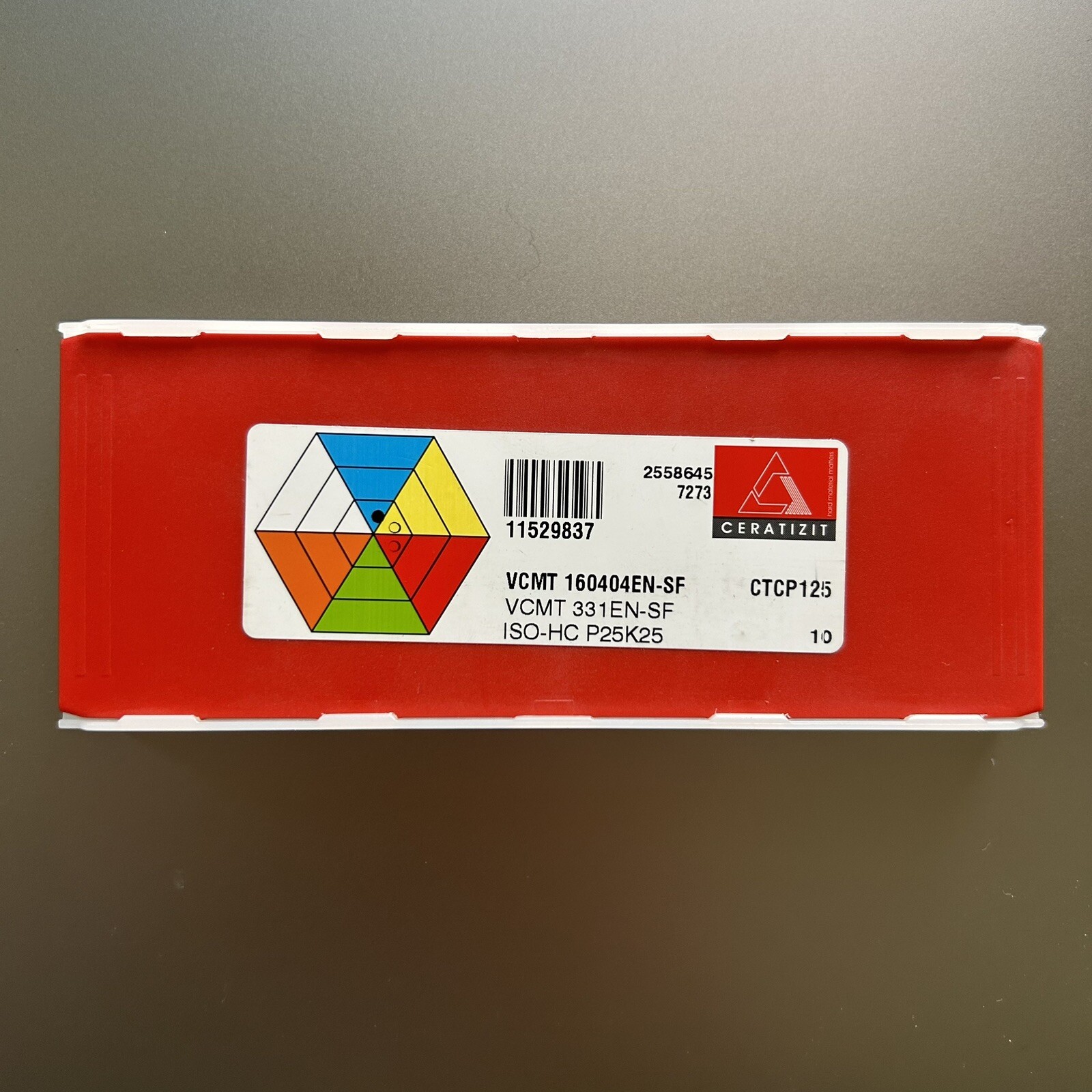 Ceratizit VCMT 160404EN-SF CTCP125 / VCMT 331EN-SF (9pcs) **NEW** | eBay