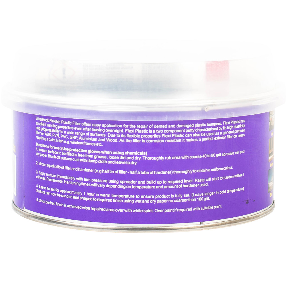 Big Boy Plastic Flexible Bumper Repair Car Body Filler 600ml with 4 ...
