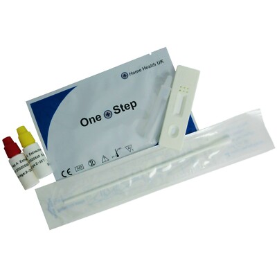 5 x GP Professional Group A Strep (GAS) Streptococcus Throat Swab Test ...